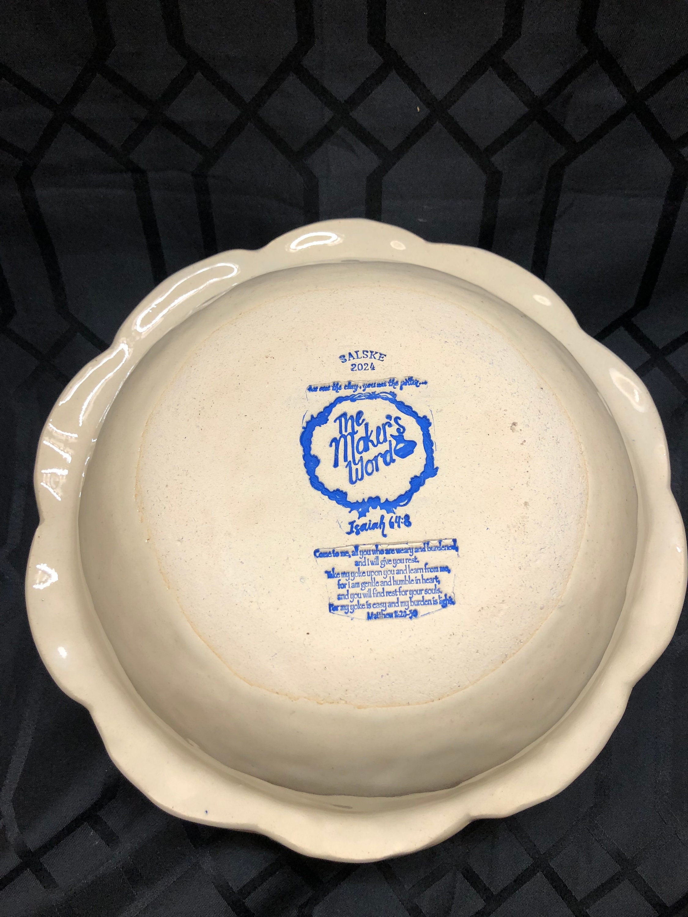 Jesus Declared, I Am the Bread. Handmade Pottery Bowls •religious ...