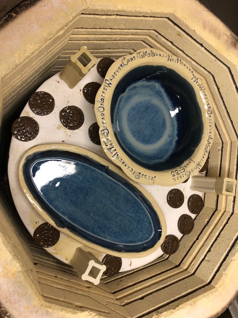 Jesus Declared, I Am the Bread. Handmade Pottery Bowls •religious ...