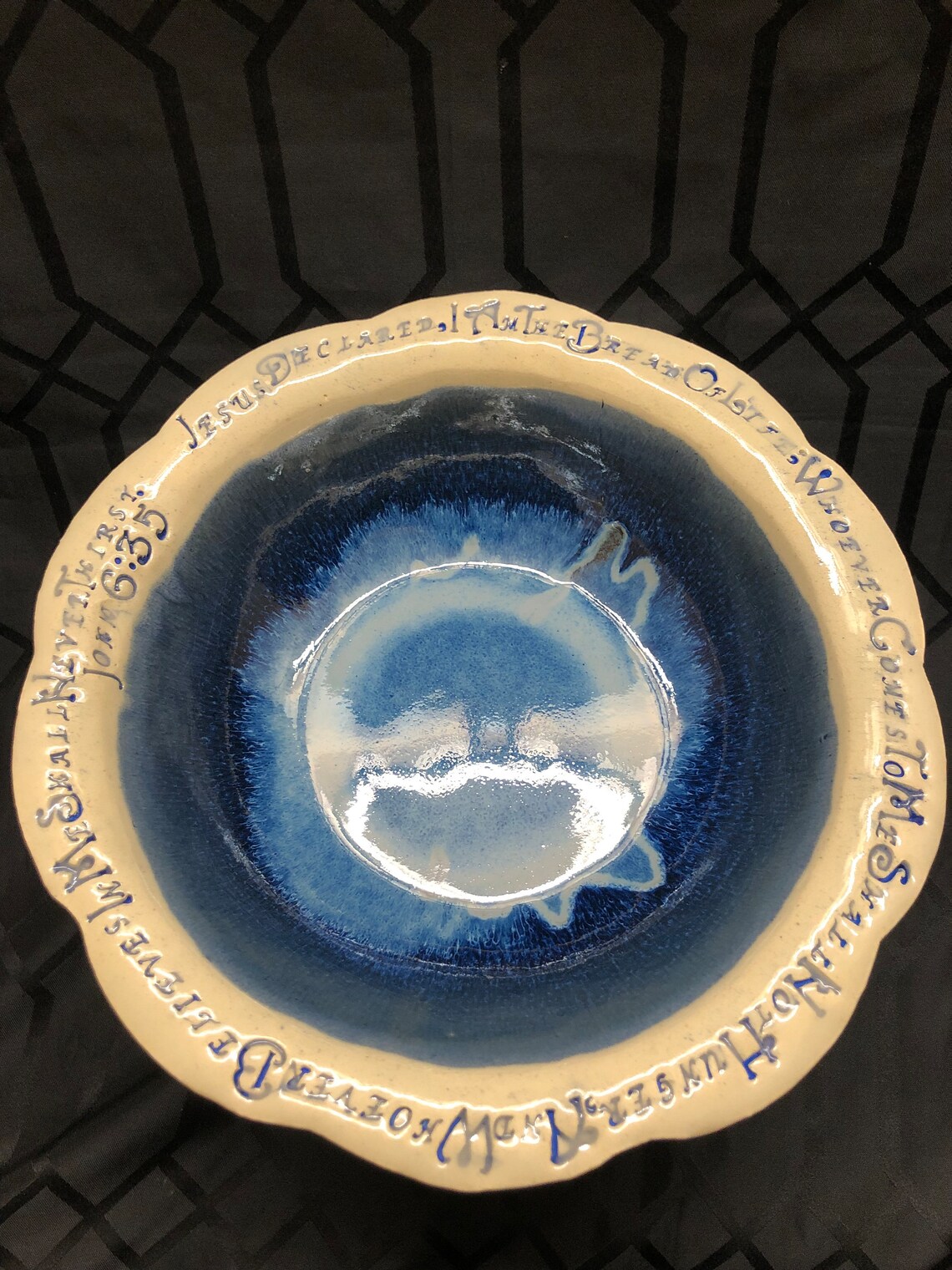 Jesus Declared, I Am the Bread. Handmade Pottery Bowls •religious ...
