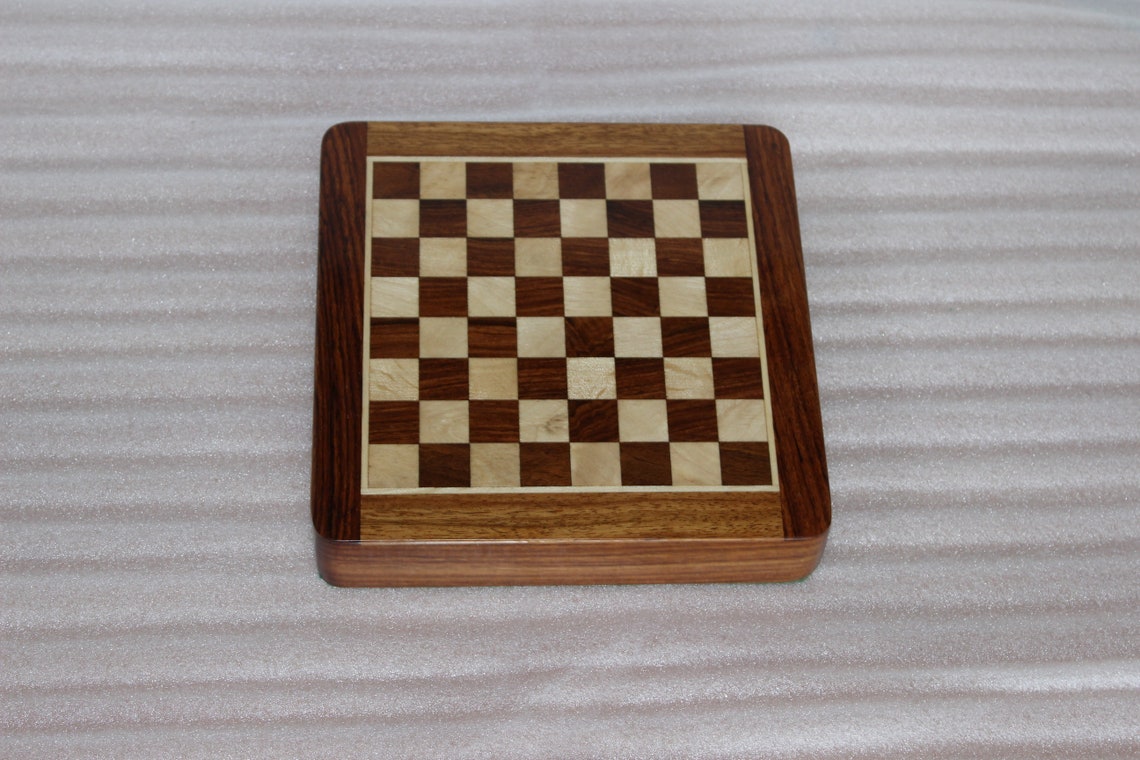 Travelling 10" Magnetic Square Chess Set Now in Laquer Finish - Etsy