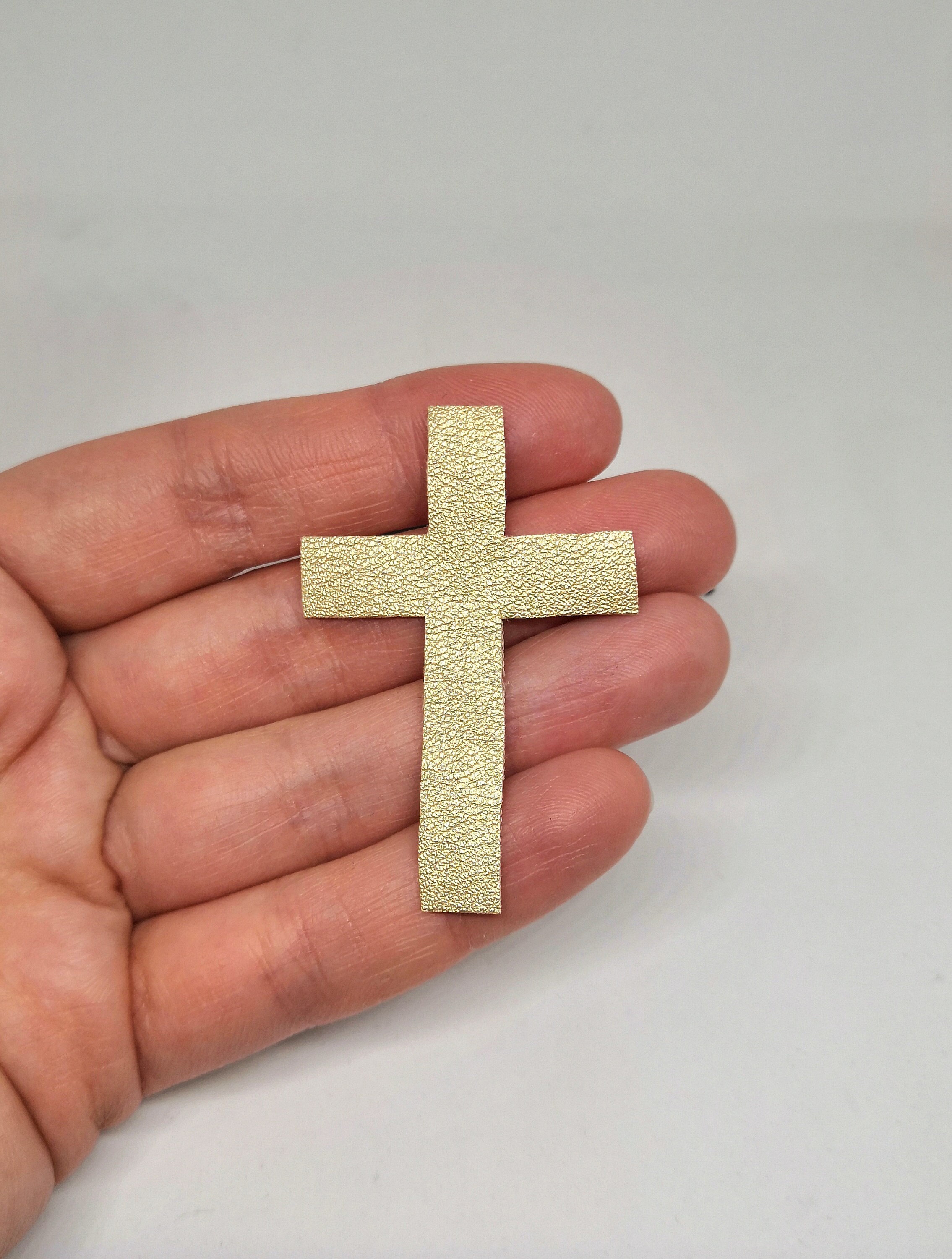 Leather Cross patch/ 29 Large patch cross/ Cross | Etsy