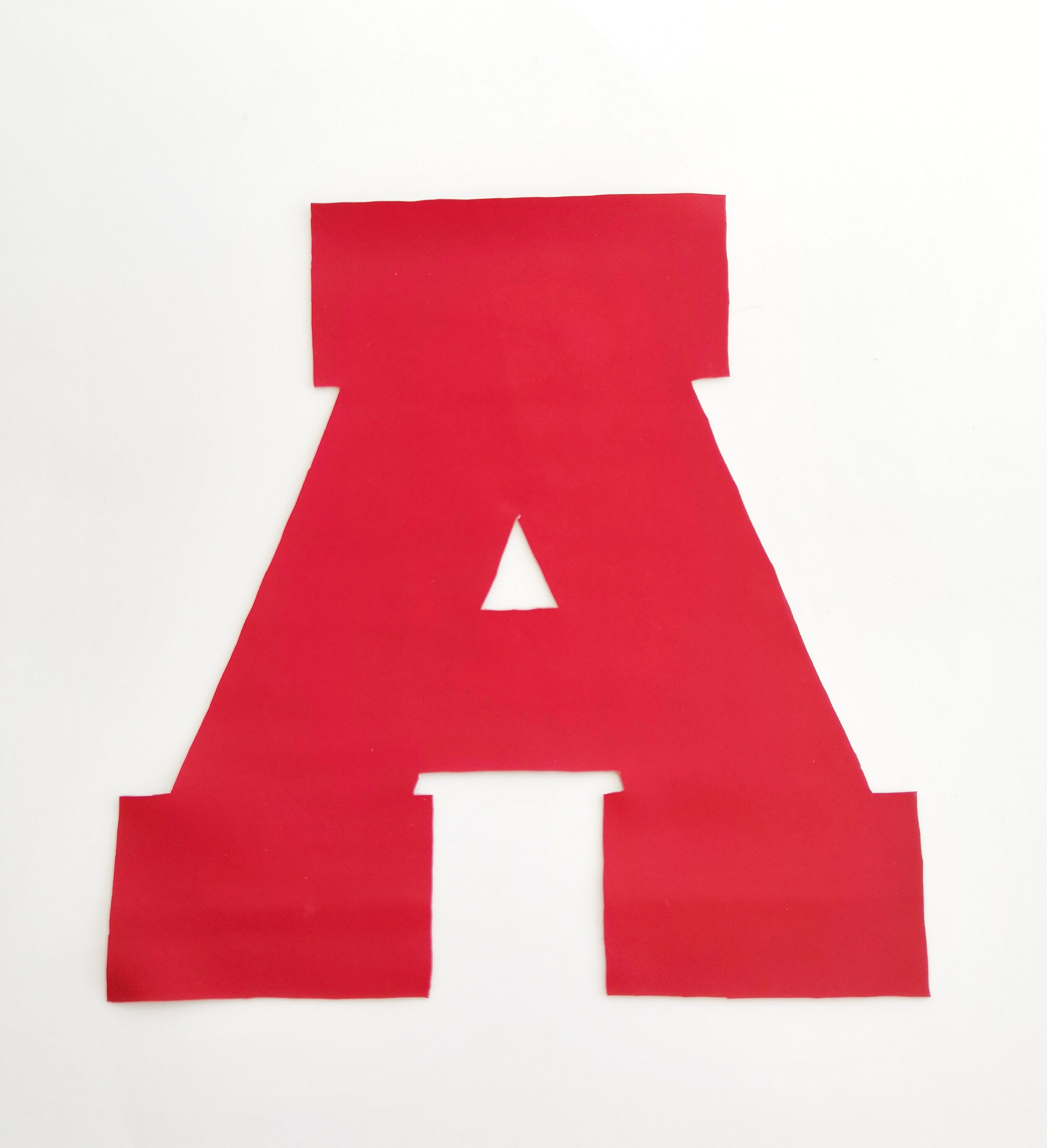 59 Large iron on leather letter patch/ Large | Etsy