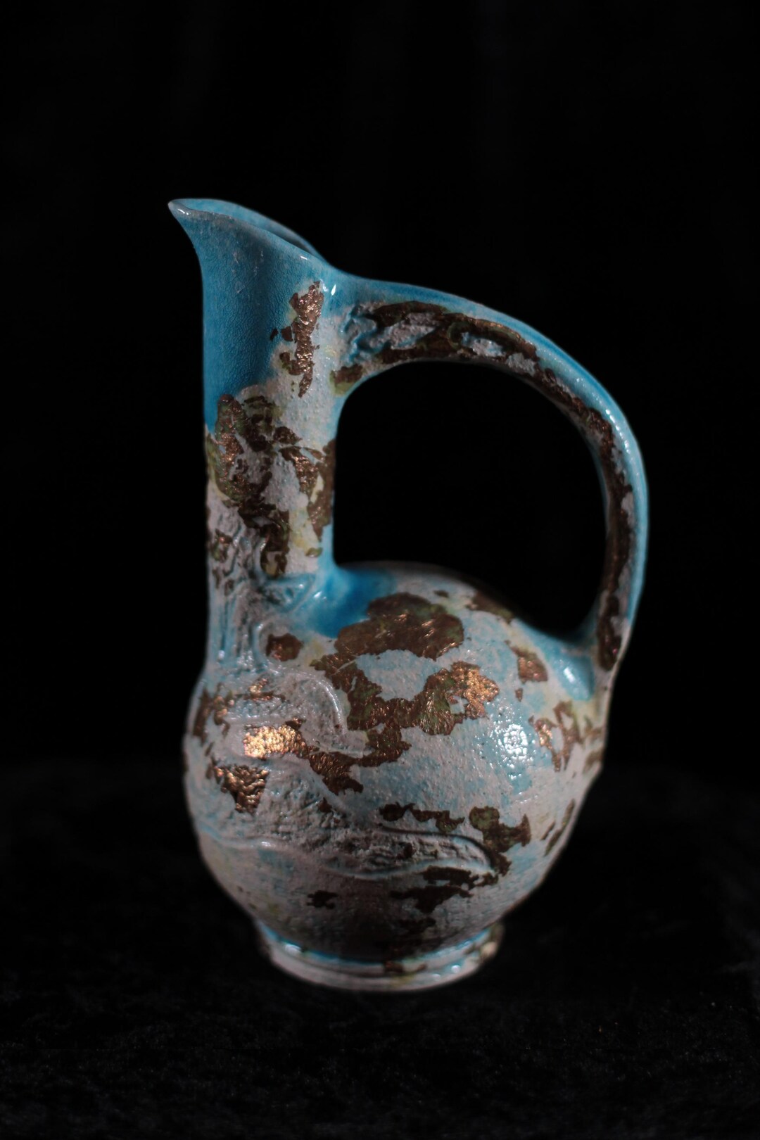 Alchemical Vessel Tear 2-01 Hand-built Ceramic With Turquoise Glaze and ...