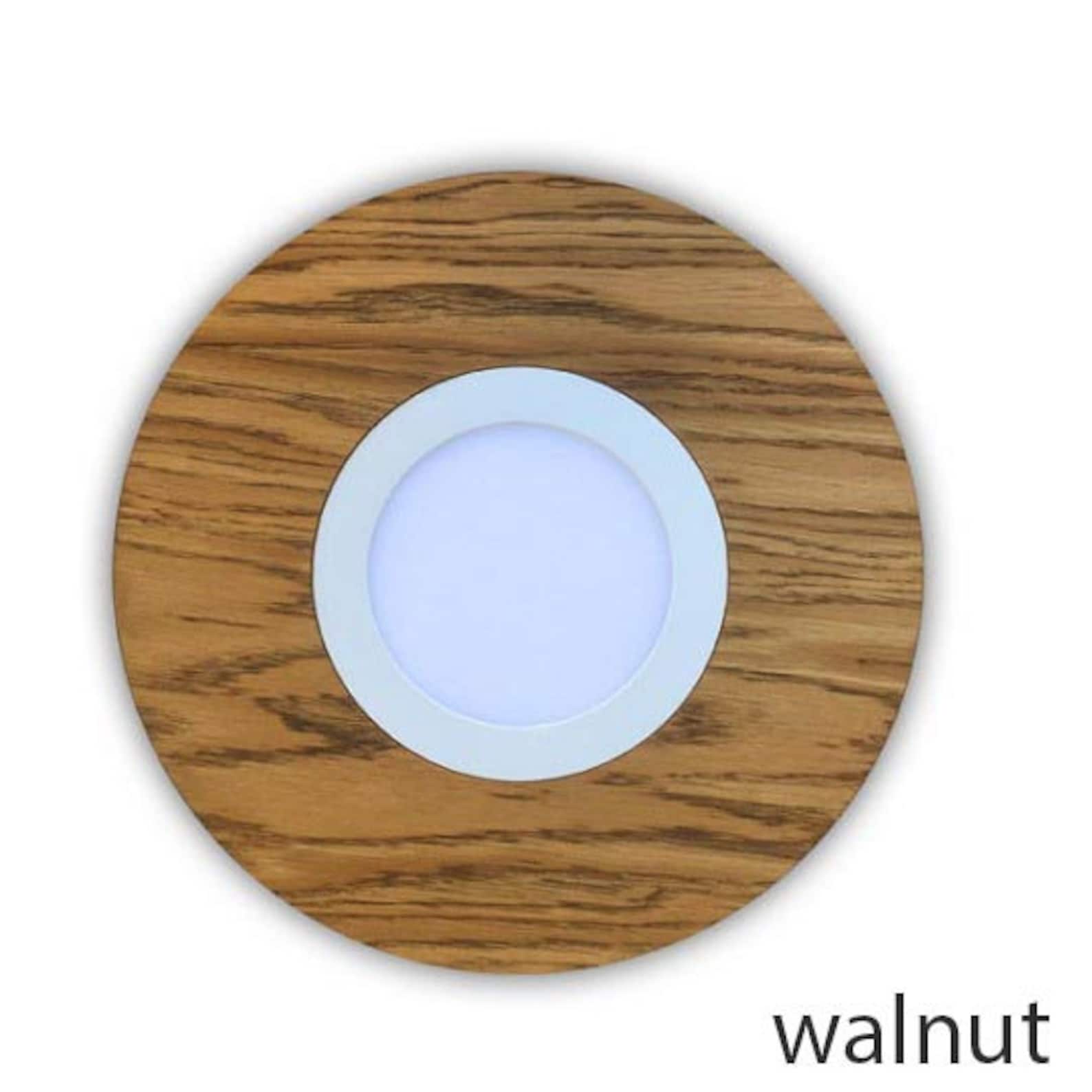 33cm Round LED Oak Cover Ceiling Light Ceiling Light Fixture - Etsy