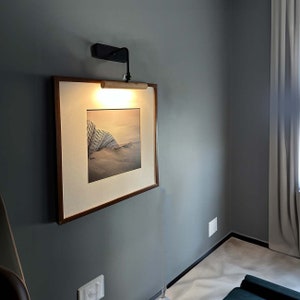 Picture Light - Art Lighting - Adjustable Fixture - Hand Made - Wooden ...