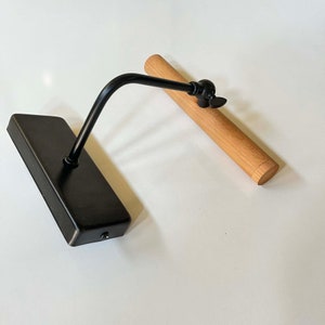 Picture Light - Art Lighting - Adjustable Fixture - Hand Made - Wooden ...