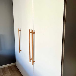 Long Wardrobe Handle, Line Wooden Handles, Long Wood Handles, Wardrobe ...