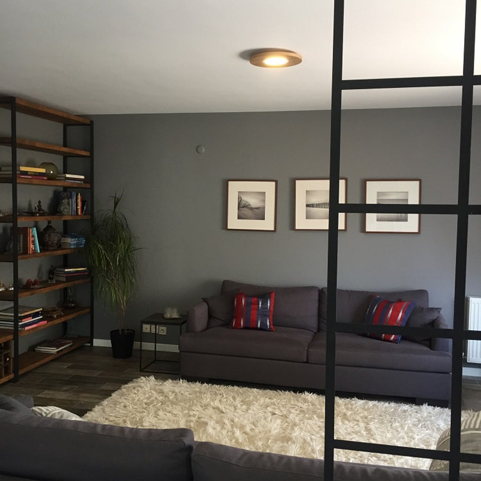 33cm Round LED Oak Cover Ceiling Light Ceiling Light Fixture - Etsy