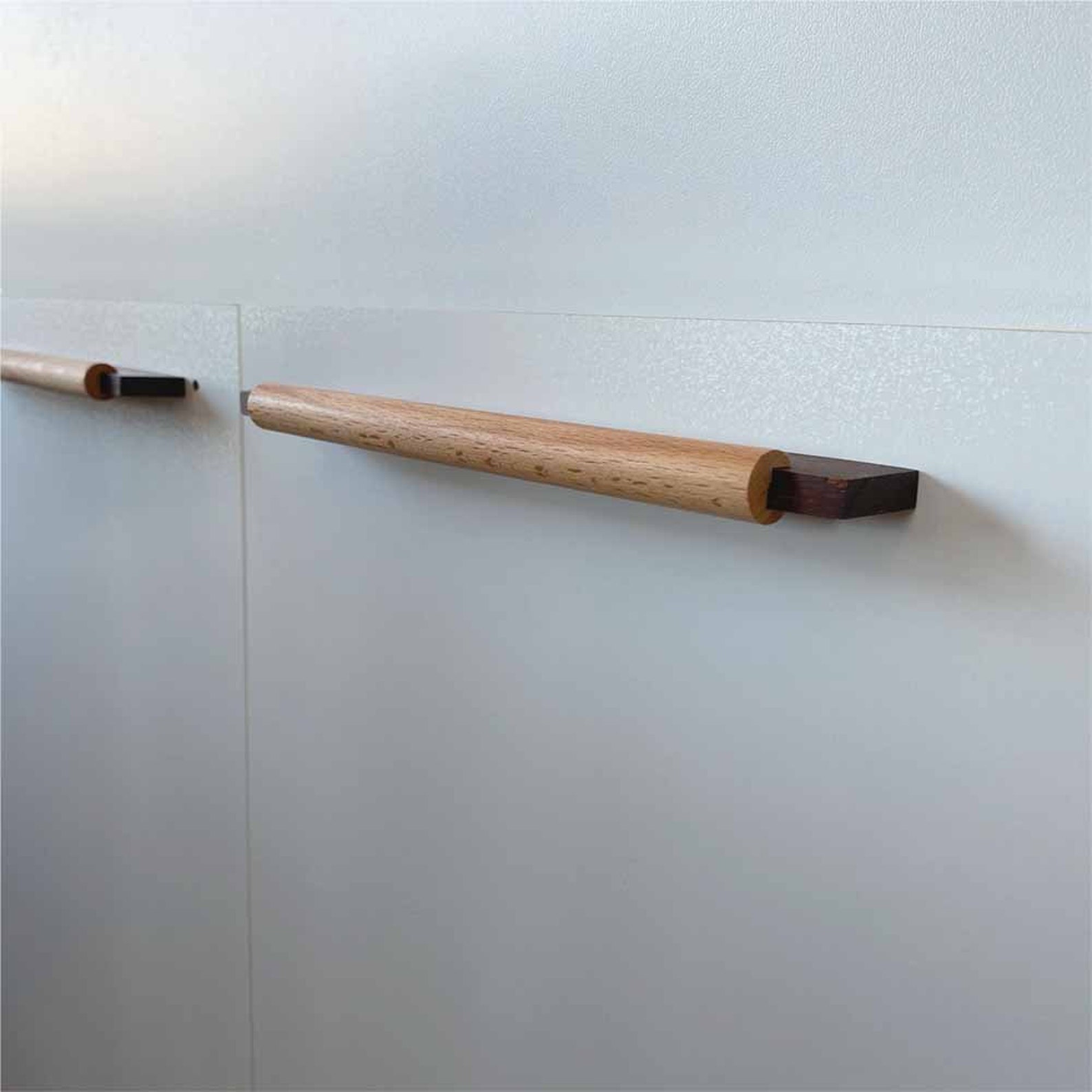 Hand Crafted Iroko Drawer Handle, Minimalist Cabinet Pulls, Wood Drawer ...