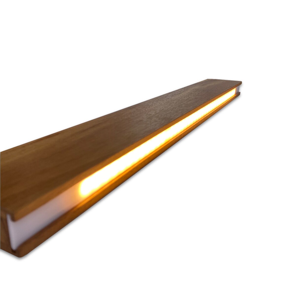 Hanging Solid Wood Panel Led Pendant Wood Lamp Office Lamp - Etsy