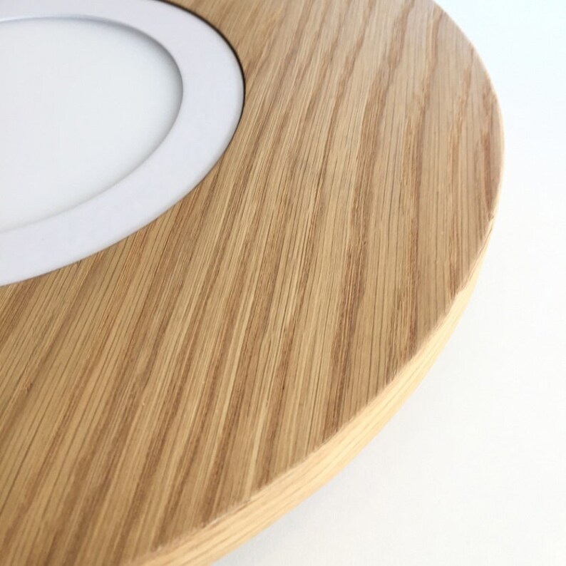 33cm Round LED Oak Cover Ceiling Light Ceiling Light Fixture - Etsy