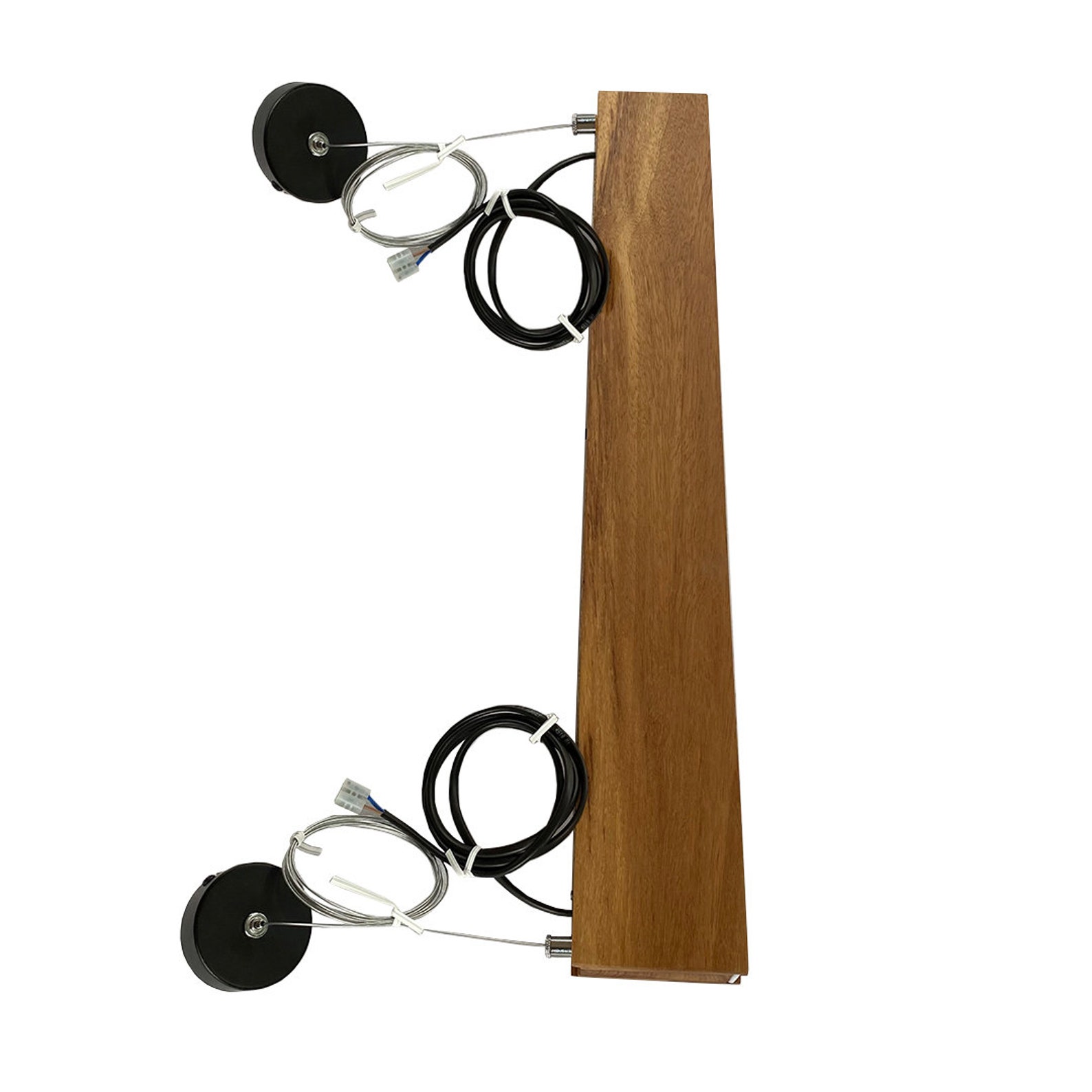 Hanging Solid Wood Panel Led Pendant Wood Lamp Office Lamp - Etsy