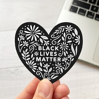 BLM Black Lives Matter Resist Sticker - Etsy