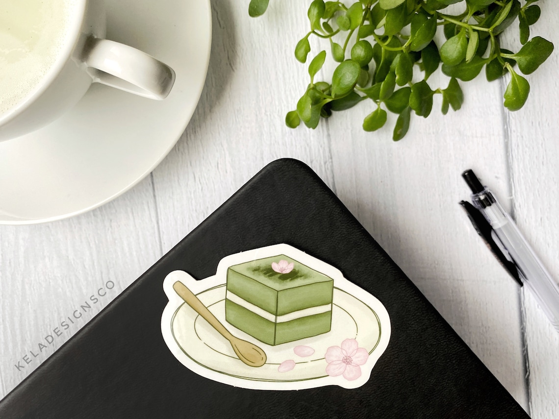 Matcha Treats Vinyl Sticker Set Stickers for Laptop Water | Etsy