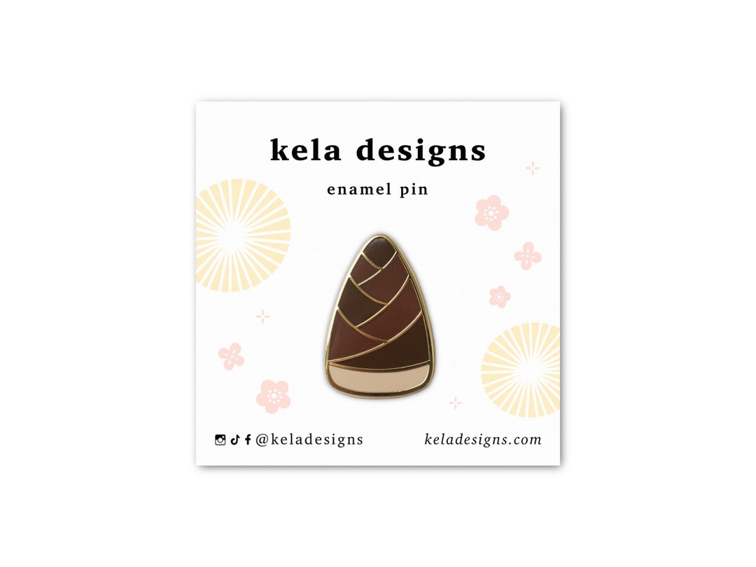 Bamboo Shoot Enamel Pin | Asian Vegetables | Hard Enamel Pin ...