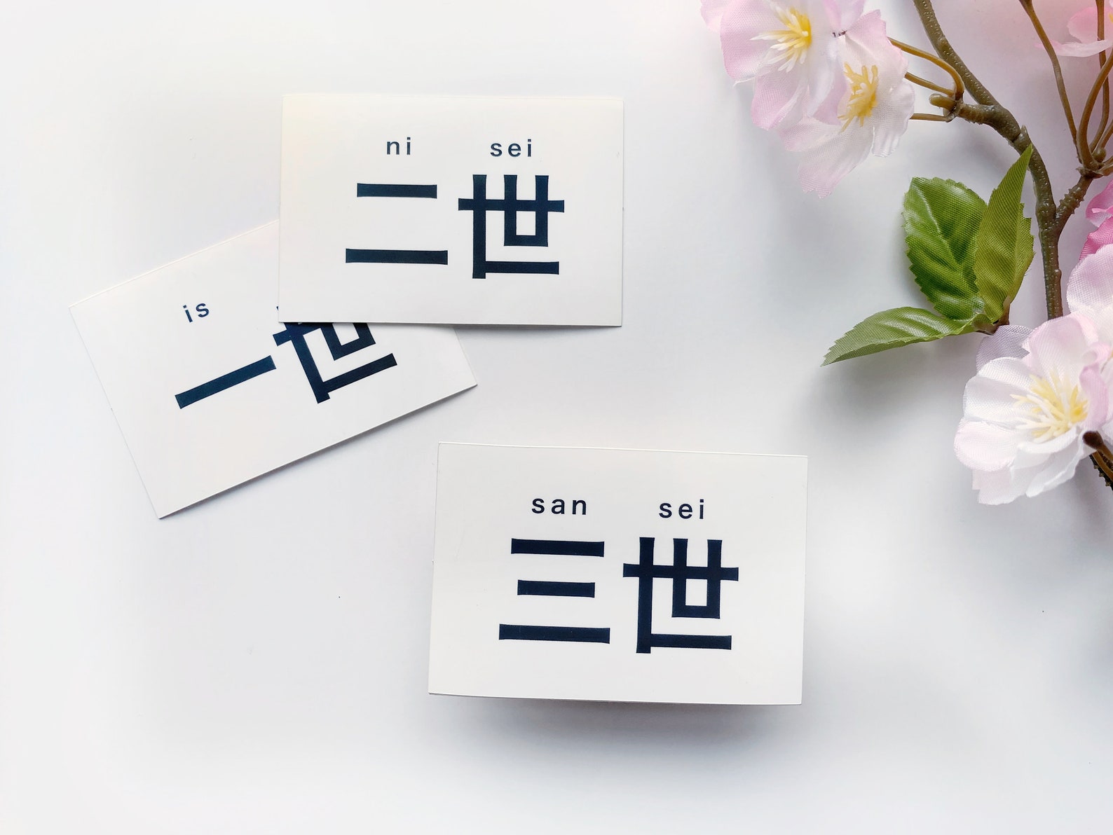 Japanese American Vinyl Sticker | Issei Nisei Sansei Yonsei Gosei ...