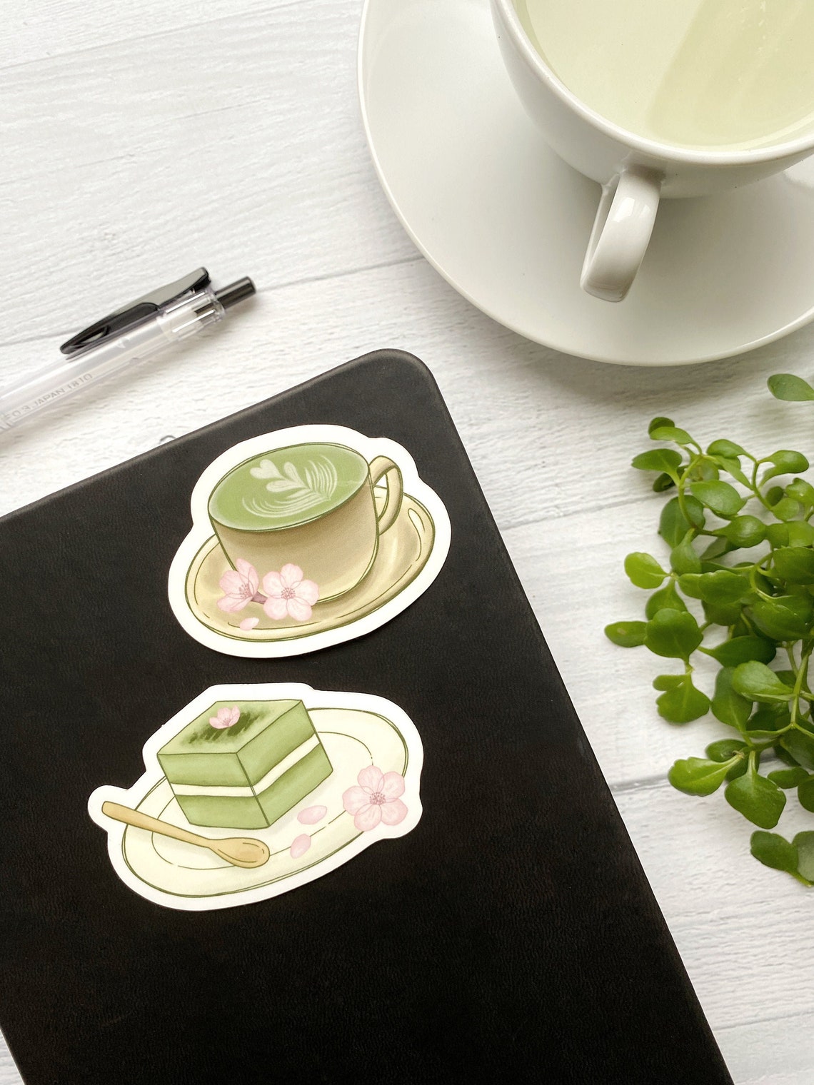 Matcha Treats Vinyl Sticker Set Stickers for Laptop Water | Etsy