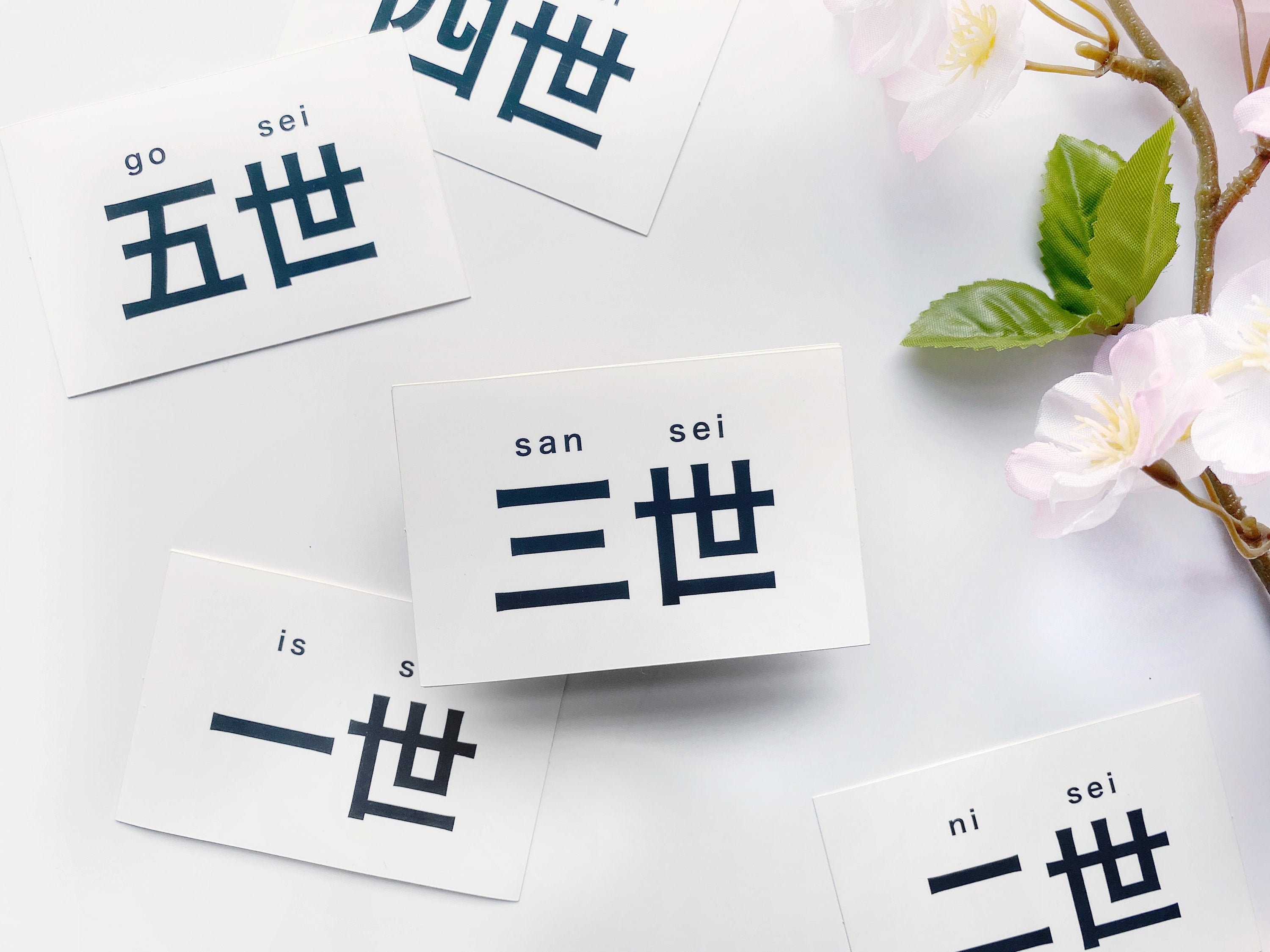 Japanese American Vinyl Sticker Issei Nisei Sansei Yonsei | Etsy