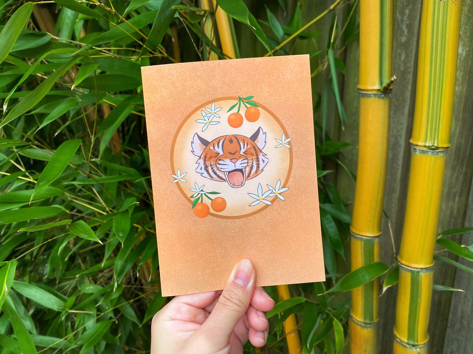 Year of the Tiger Greeting Card Lunar New Year 2022 Folded - Etsy