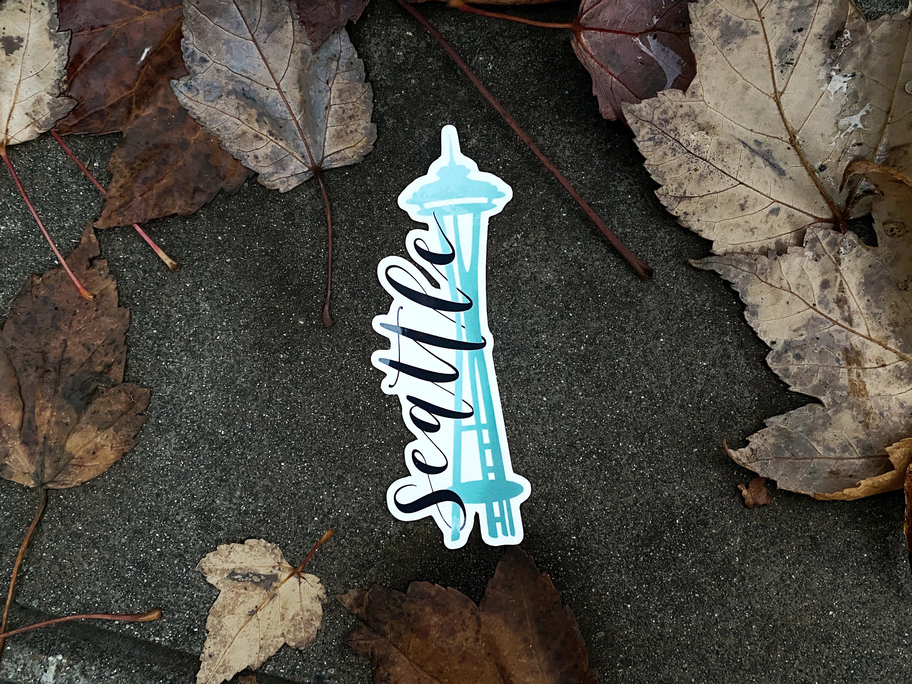 Seattle Space Needle Vinyl Sticker Sticker Decal for Laptop | Etsy