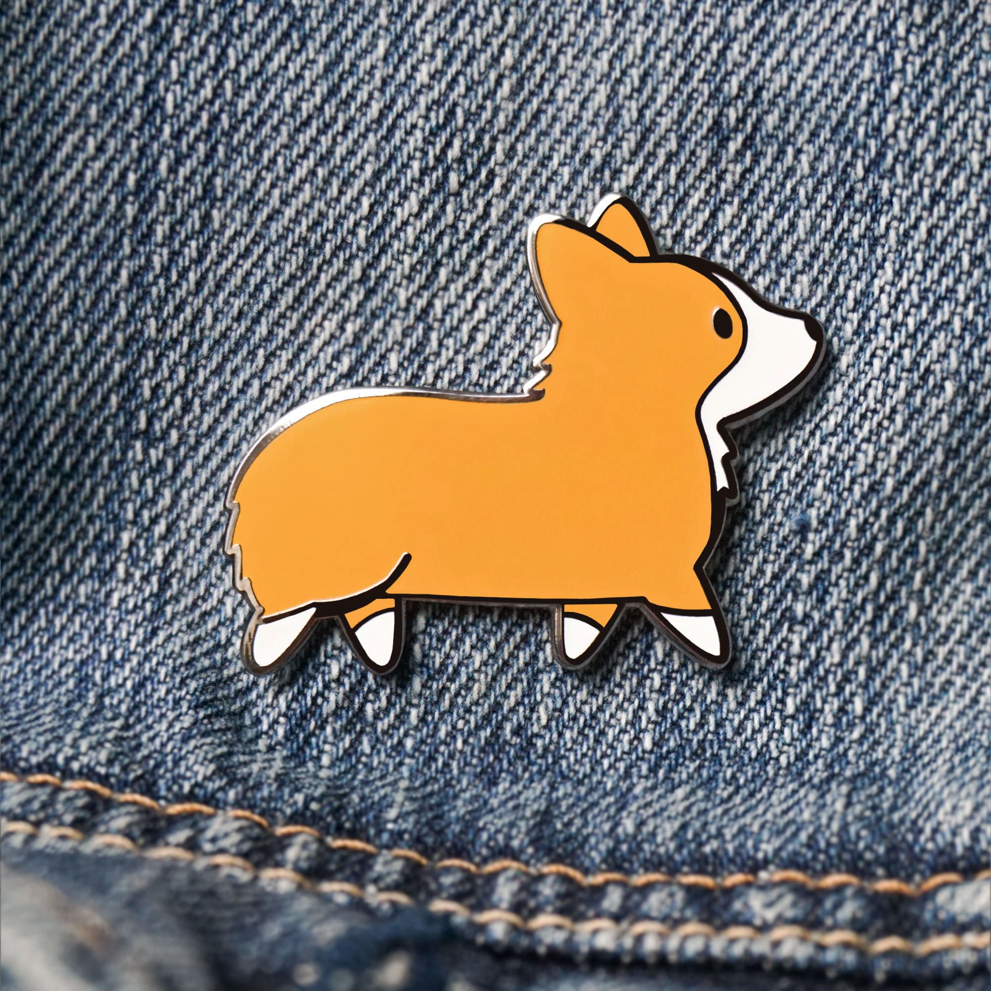 Pembroke Welsh Corgi Pin | Hard Enamel Pin | for Dog Lovers | Lapel Pin ...
