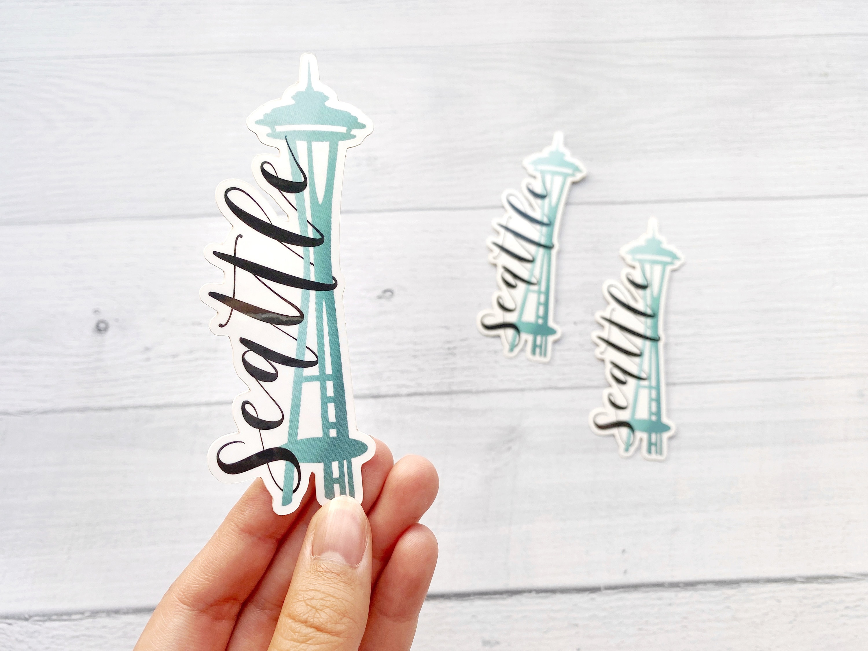 Seattle Space Needle Vinyl Sticker Sticker Decal for Laptop | Etsy