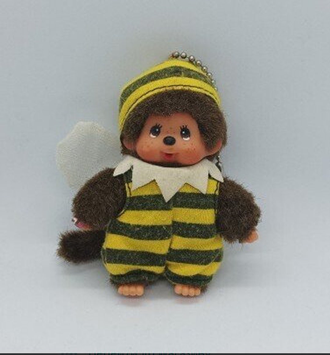 Vintage Monkey Monchhichi Keychain Pendant - Etsy