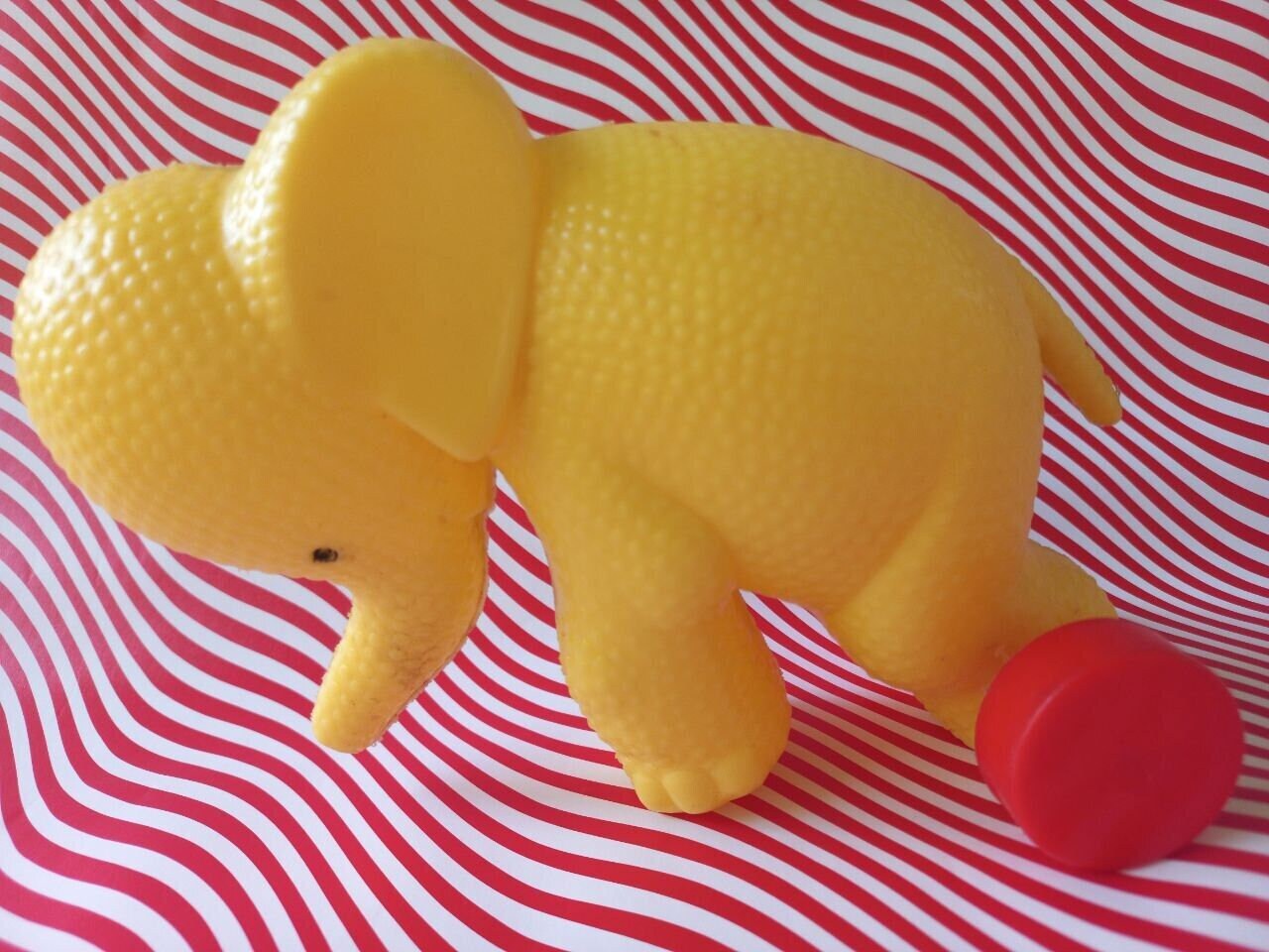 Wonderful Vintage Plastic Baby Elephant on Wheels From the - Etsy