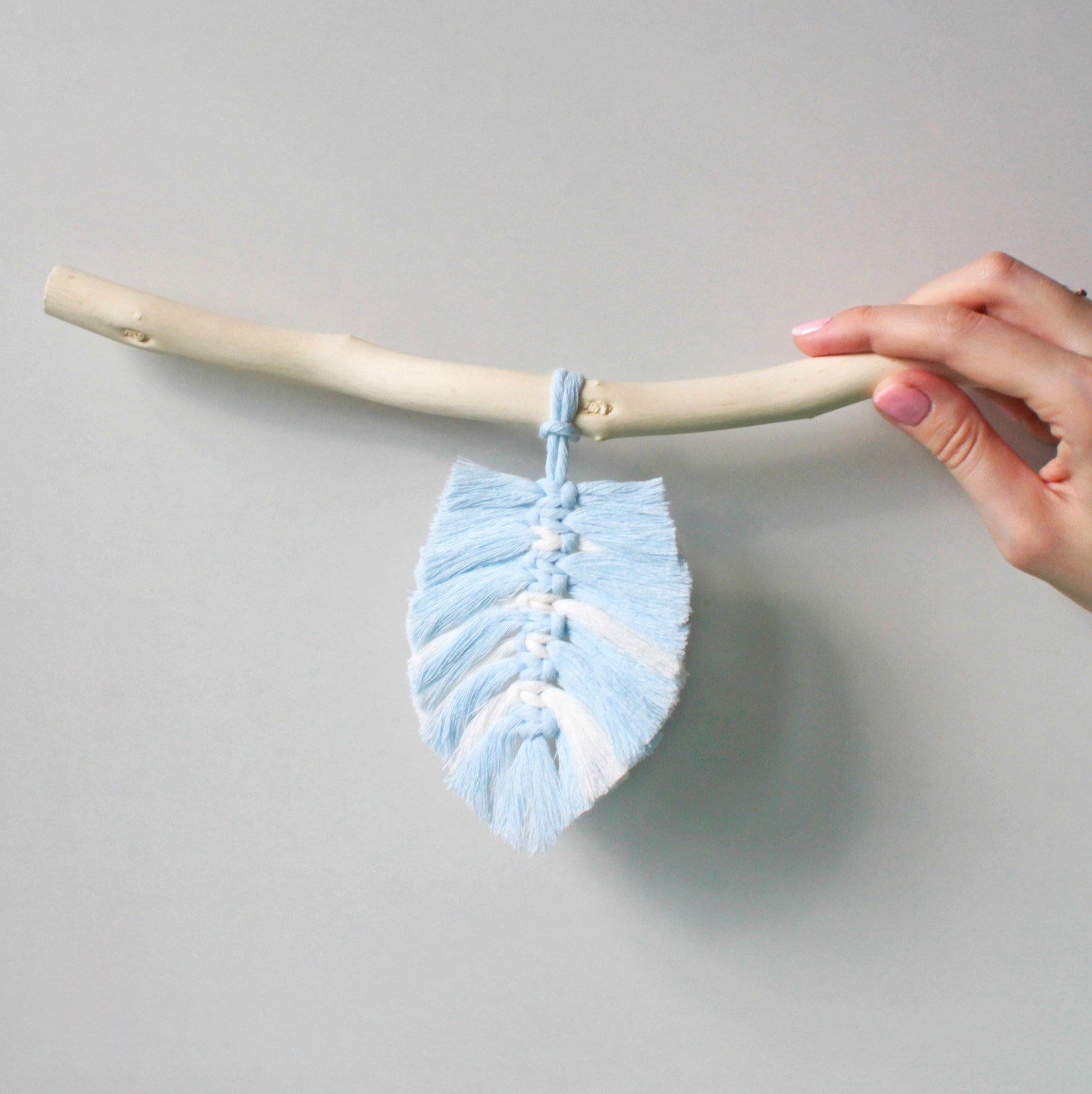 DIY Macrame Leaf Pattern PDF Tutorial How To Make Macrame Etsy