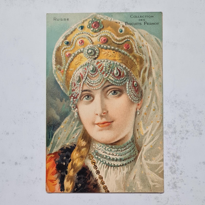Russian Postcard - Etsy