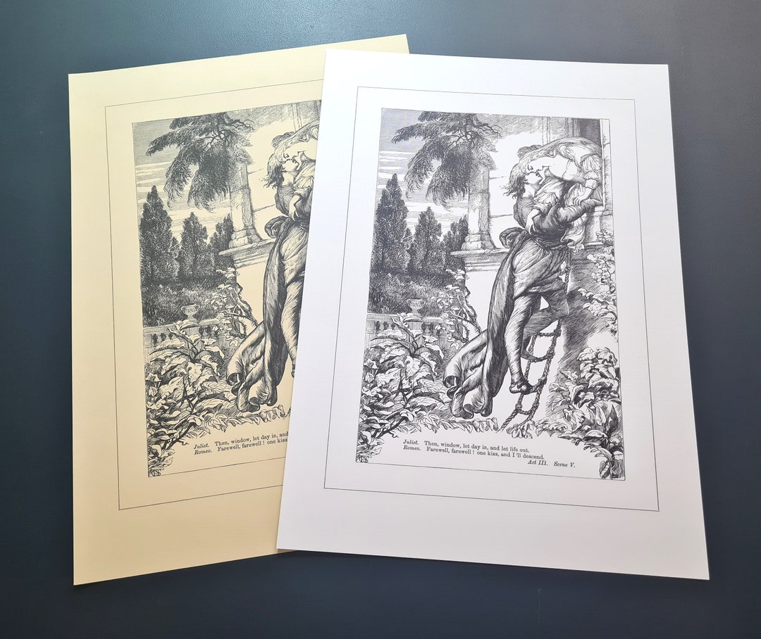 Romeo and Juliet A3 Poster Literature, Shakespeare, Romantic ...