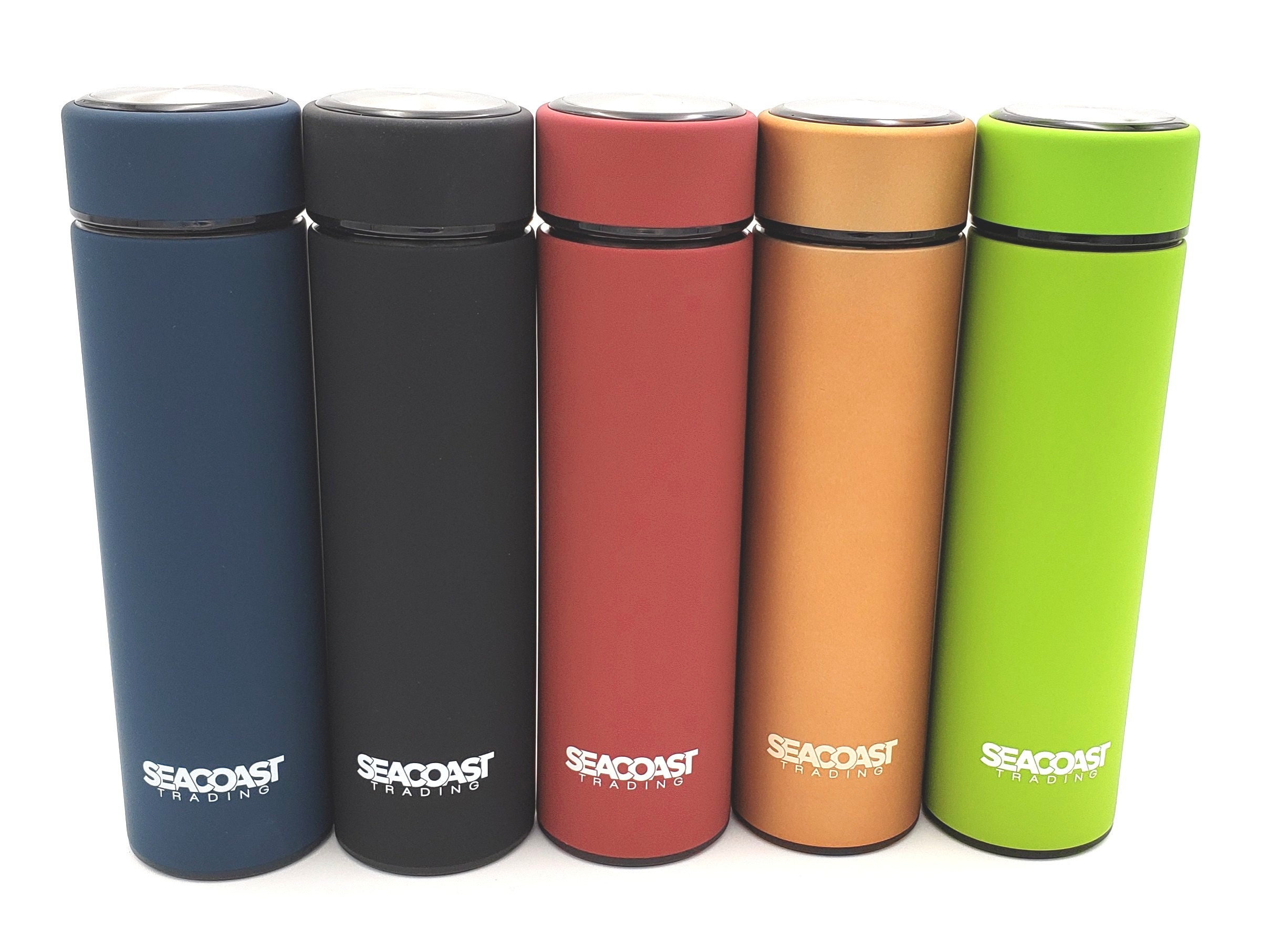 Double Wall Insulated Stainless Steel Coffee, Tea, Water Bottle W ...