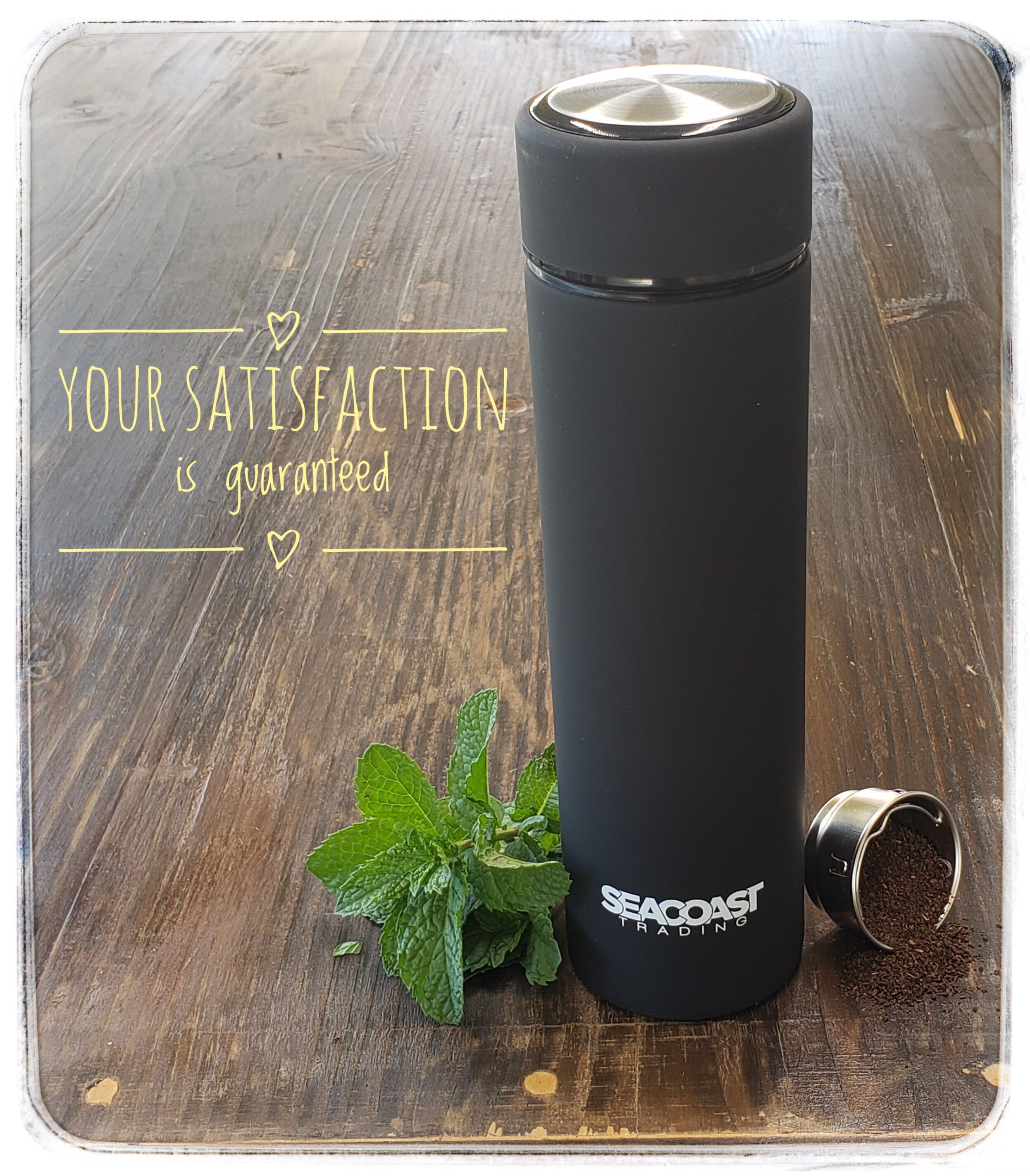 Double Wall Insulated Stainless Steel Coffee, Tea, Water Bottle W ...