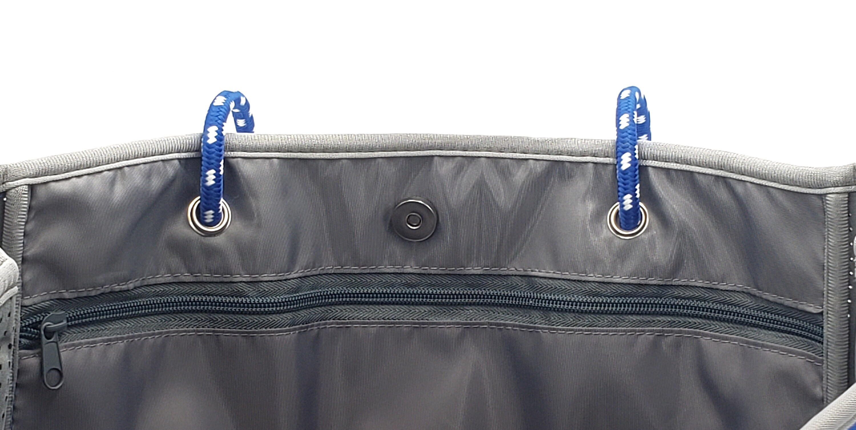 Seacoast Trading Neoprene Beach Bag Tote W/ 2 Zippered | Etsy