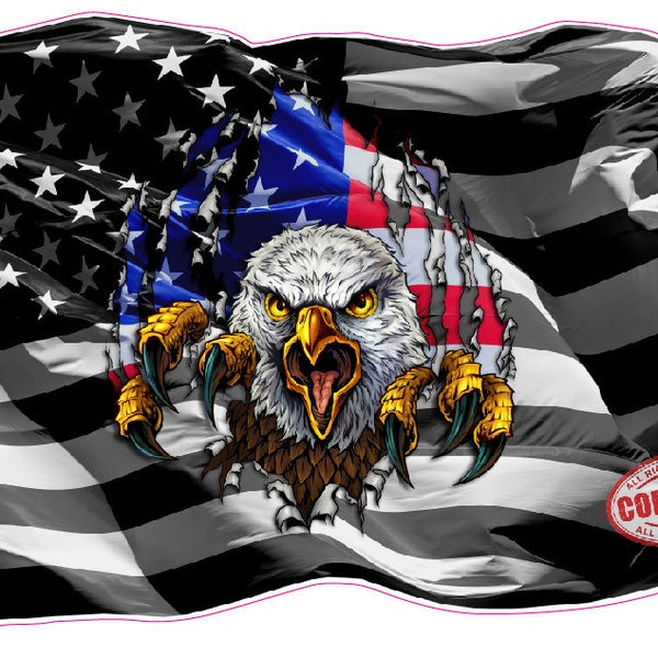 Eagle Ripping Throw - Etsy