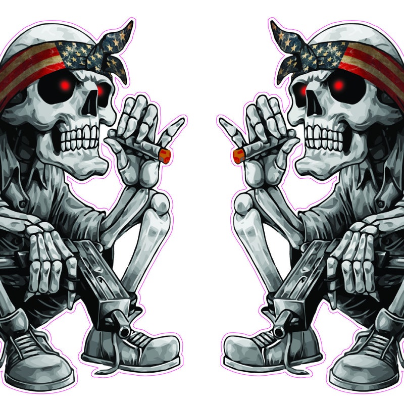 Skeleton Decal - Etsy