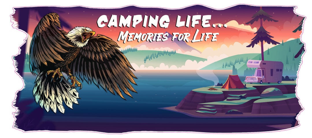 RV Camper Graphics Camping Life Memories for Life Decal - Etsy