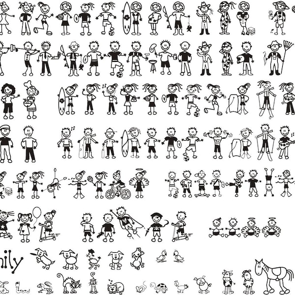 Stick Figures - Etsy