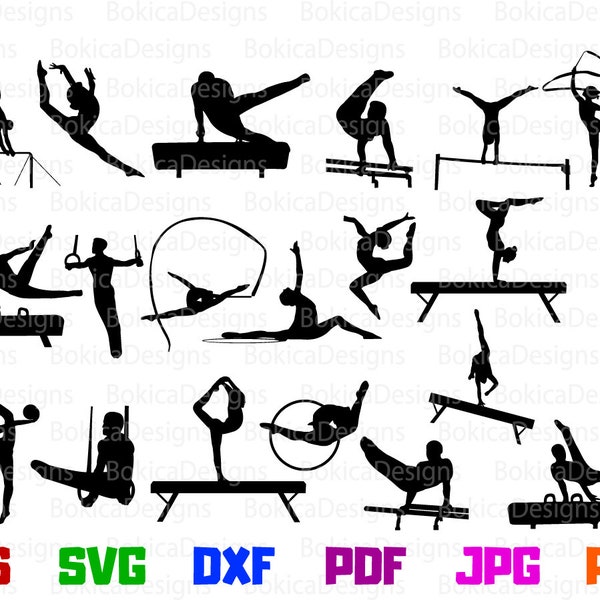 Gymnastics Transparent - Etsy