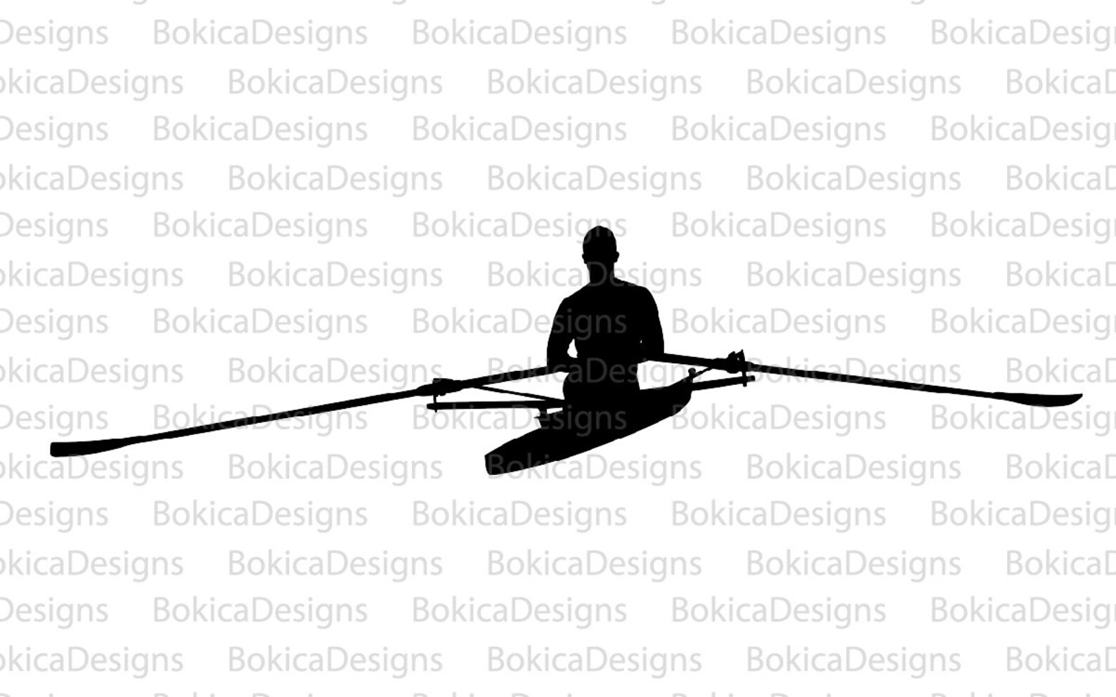 Rowing Silhouette, Rowing Clipart,rowing EPS, Rowing SVG, Rowing Dxf ...