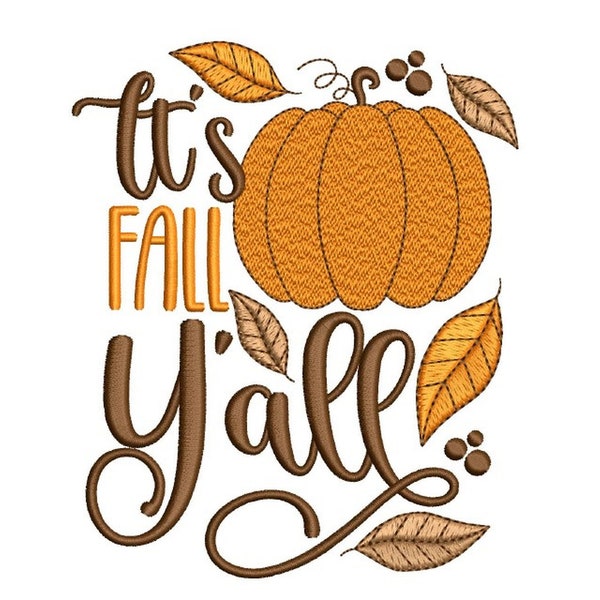 Fall Embroidery - Etsy