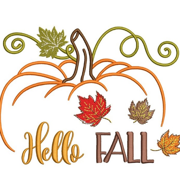 Fall Embroidery - Etsy