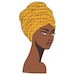 African Woman Embroidery Design, 5 Sizes, Instant Download - Etsy