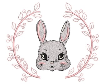 Easter Bunny Embroidery Design 3 Sizes Instant Download - Etsy