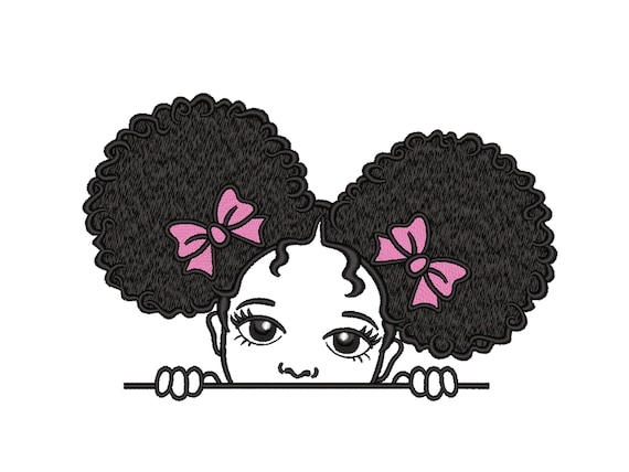 Girl Embroidery Design 4 Sizes Instant Download | Etsy