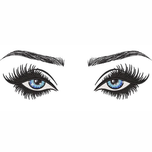 Girl Embroidery Design 3 Sizes Instant Download - Etsy