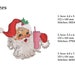 Santa Machine Embroidery Design, 3 Sizes, Instant Download - Etsy Canada