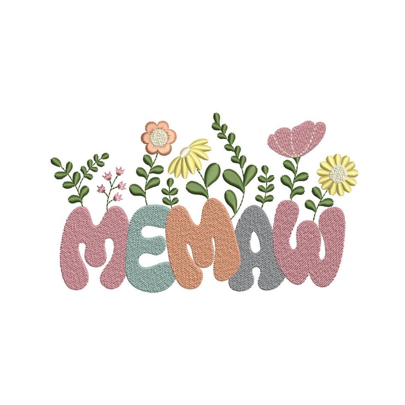 Memaw Embroidery Files - Etsy UK