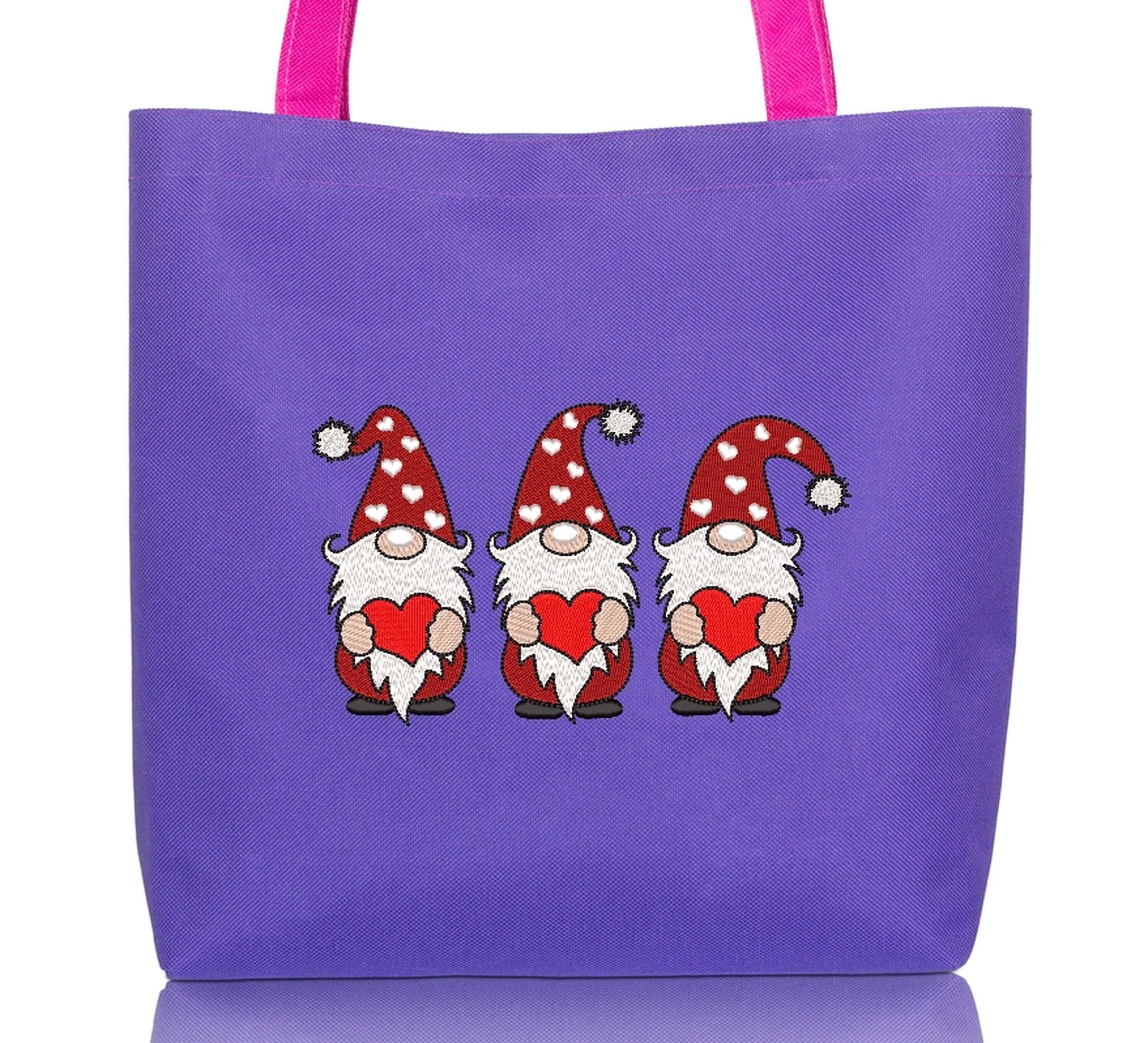 Cute Three Valentine Gnomes Embroidery Design 3 Sizes - Etsy