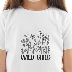 Wild Child Machine Embroidery Design, 4 Sizes, Instant Download - Etsy